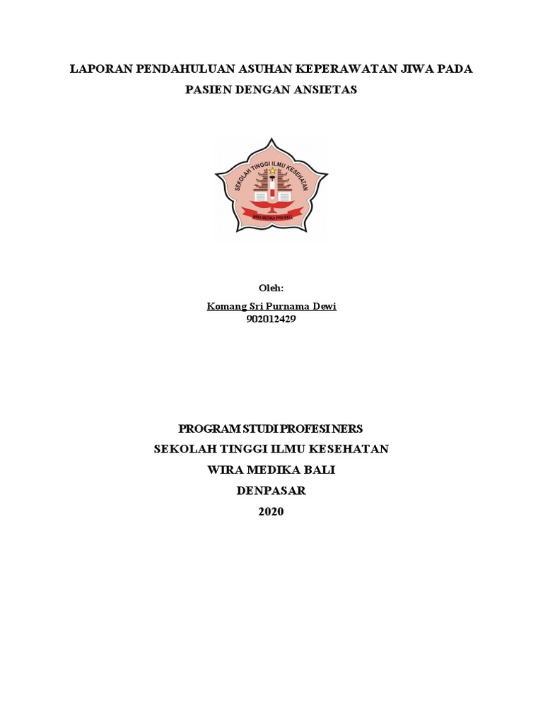 LP Ansietas | PDF | Pengembangan Diri | Sains & Matematika
