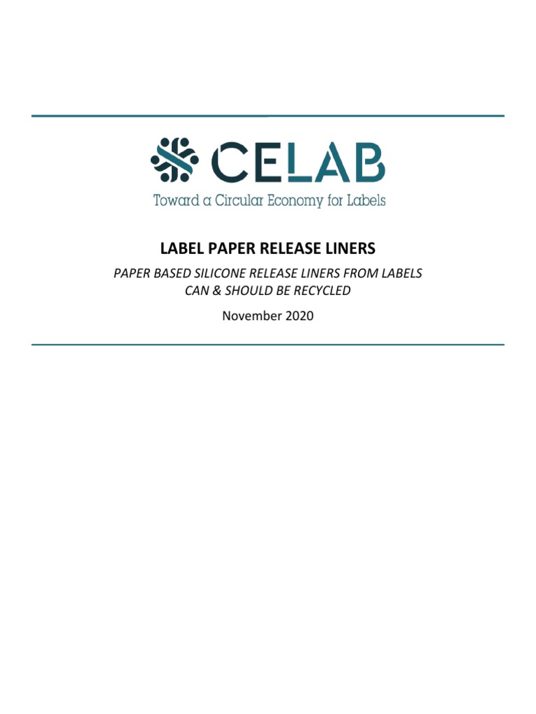 CELAB Label Paper Release Liners Technical PaperFIN | PDF | Paper ...
