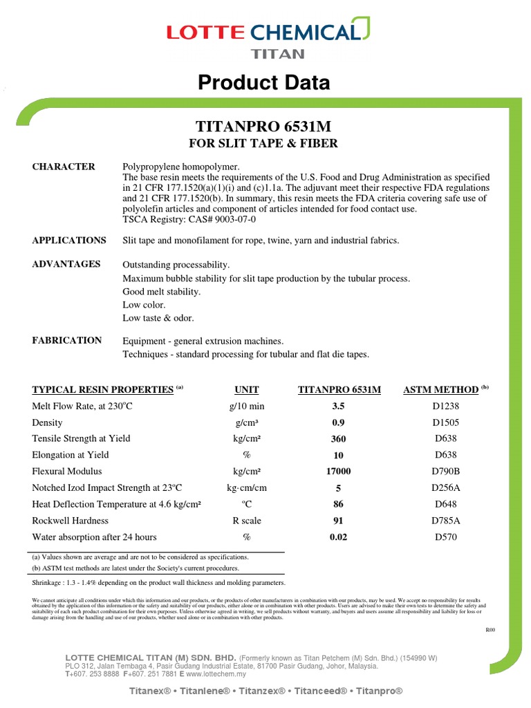 Titanpro 6531 M | PDF | Strength Of Materials | Building Engineering