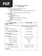 Lesson Plan in Four Pronged Approach | PDF | Question | Lesson Plan