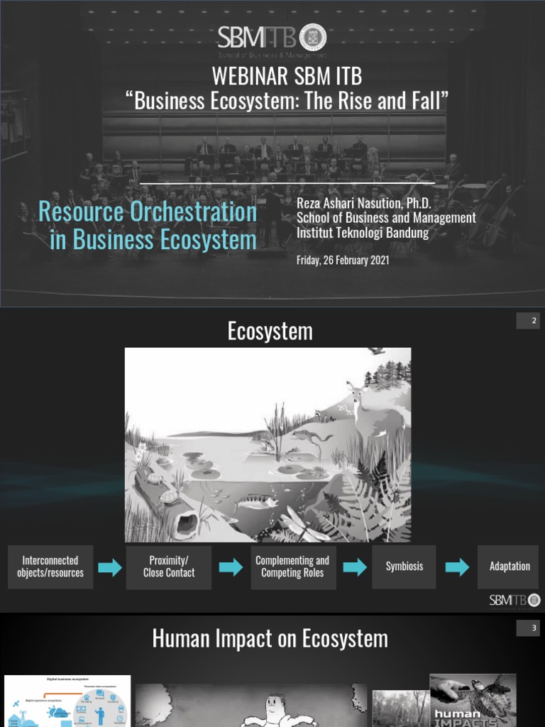 Resource Orchestration in Ecosystems | PDF | Sustainability | Business