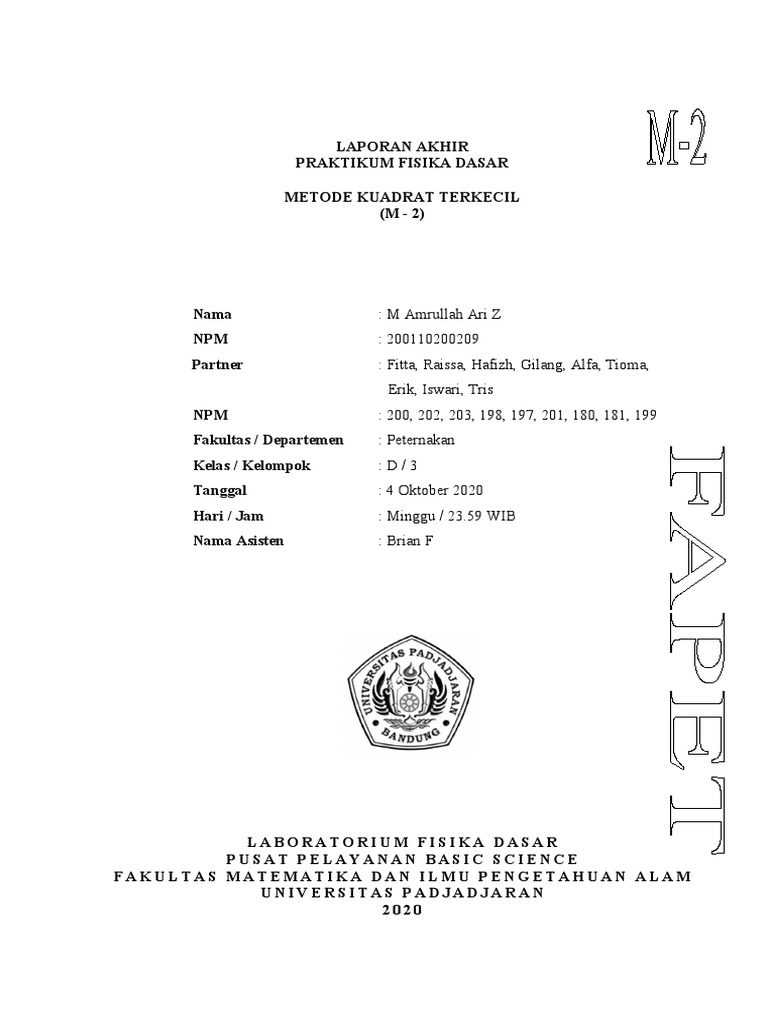 Laporan Akhir M2 | PDF