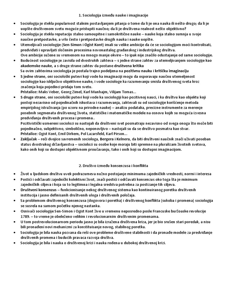 Sociologija Novo | PDF