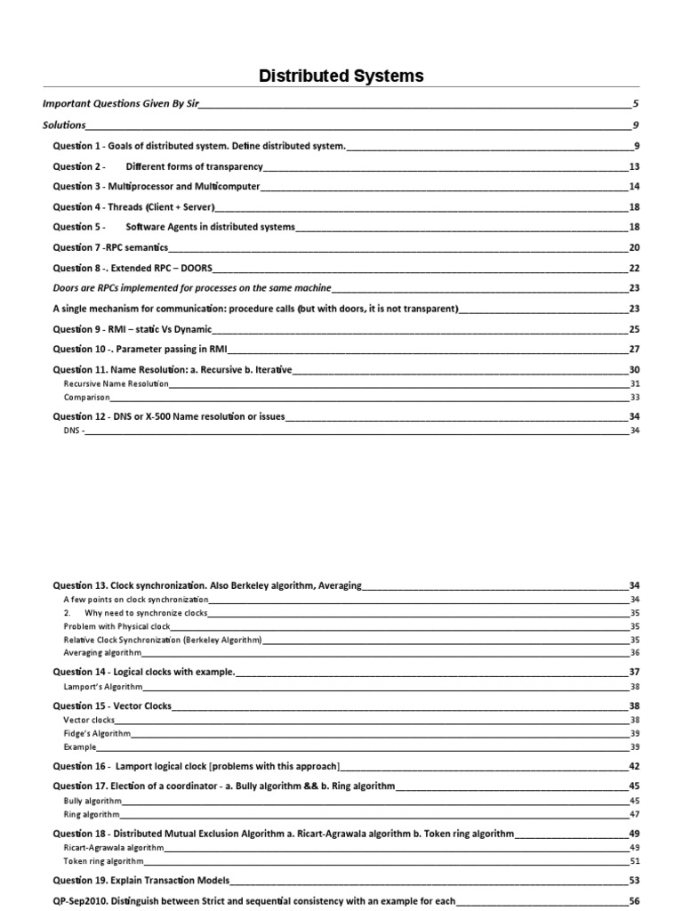 Key Concepts in Distributed Systems | PDF | Distributed Computing ...