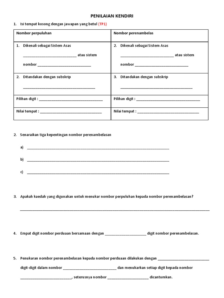 Modul PDPR 2 2021 Nombor Perenambelasan | PDF