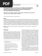 DSM 5 Interview ASD English Completed | PDF | Autism | Mental Disorder