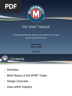 SPMT Description Incl Drawings | PDF | Trailer (Vehicle) | Crane (Machine)