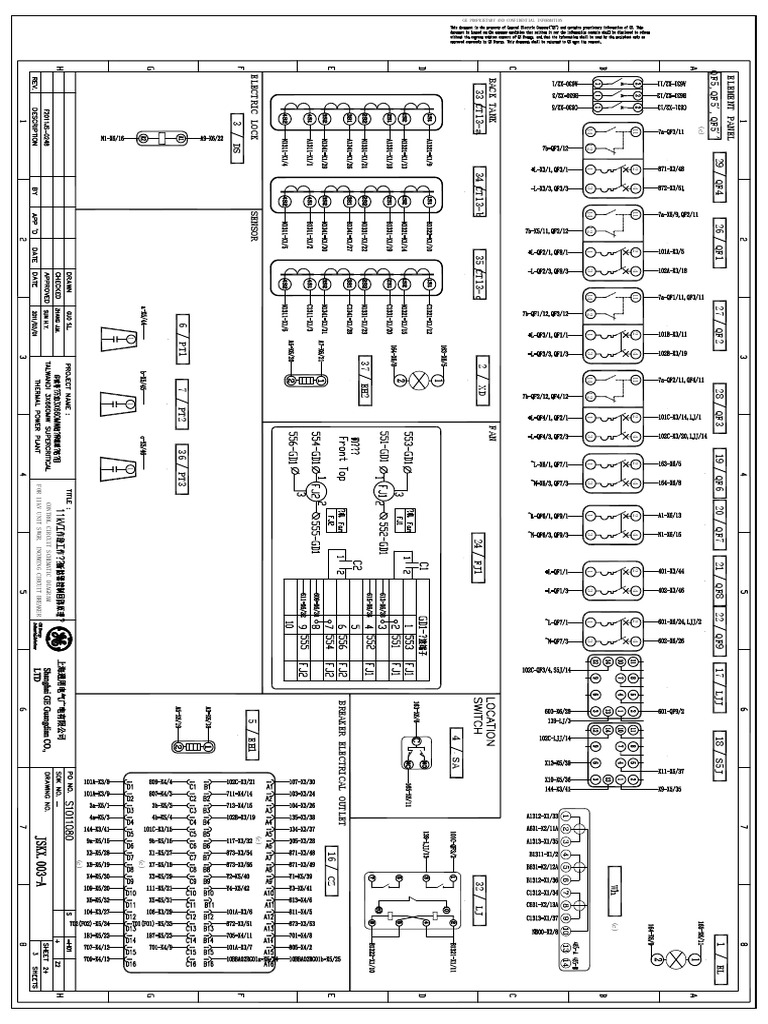 11KV Unit Swgr-Incomer-Control Scheme-OEM-Drg3 | PDF | Electrical ...