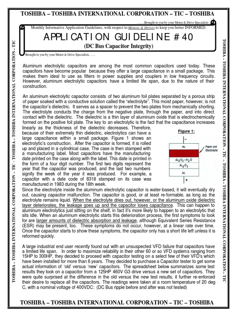 DC Bus Capacitor Integrity | PDF | Capacitor | Electrical Network