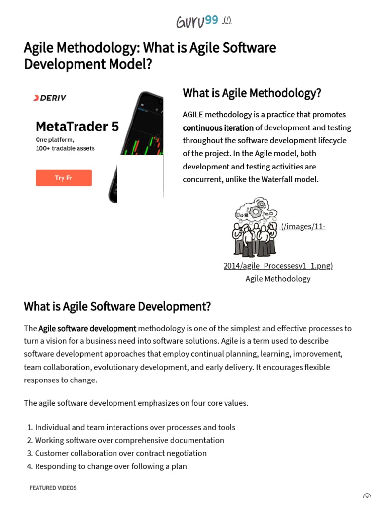 Agile Methodology - What Is Agile Software Development Model | PDF ...