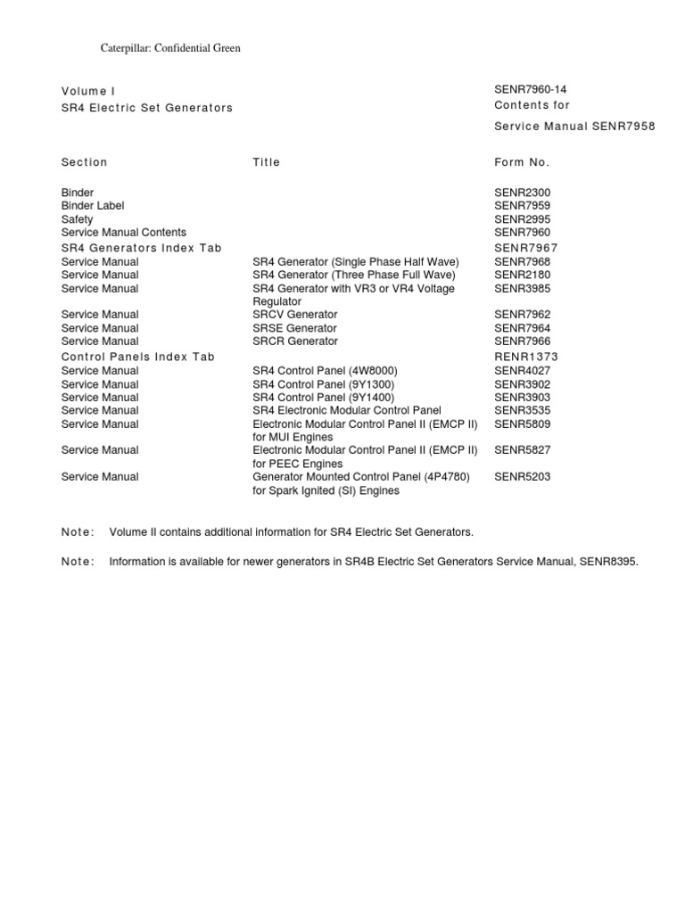 CAT Generators | PDF | Electric Generator | Switch