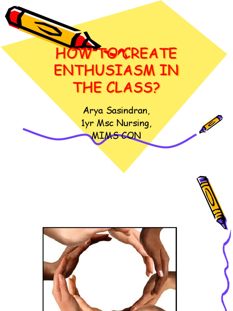 How To Create Enthusiasm in The Class? | PDF