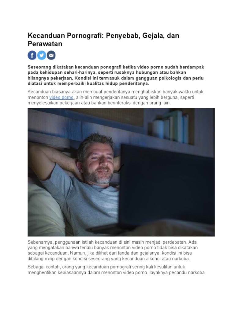 Kecanduan Pornografi: Gejala dan Solusi | PDF | Pengembangan Diri | Gaya Hidup
