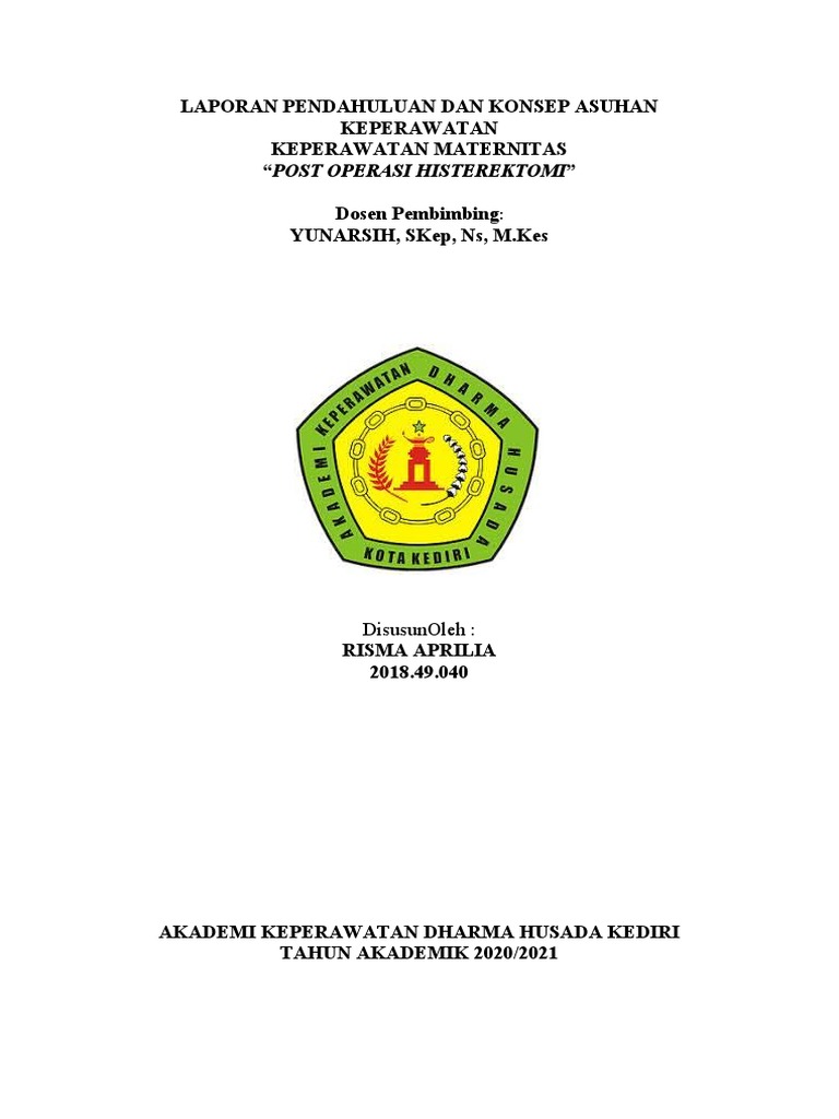 LP P.O Histerektomi Risma | PDF