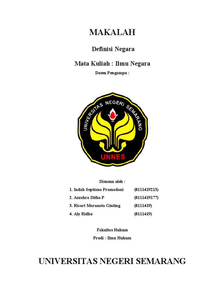 Definisi dan Pengertian Negara | PDF | Politik | Sejarah