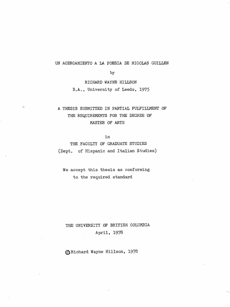 Ubc - 1978 - A8 H55 | PDF | Thesis | Educational Assessment And Evaluation