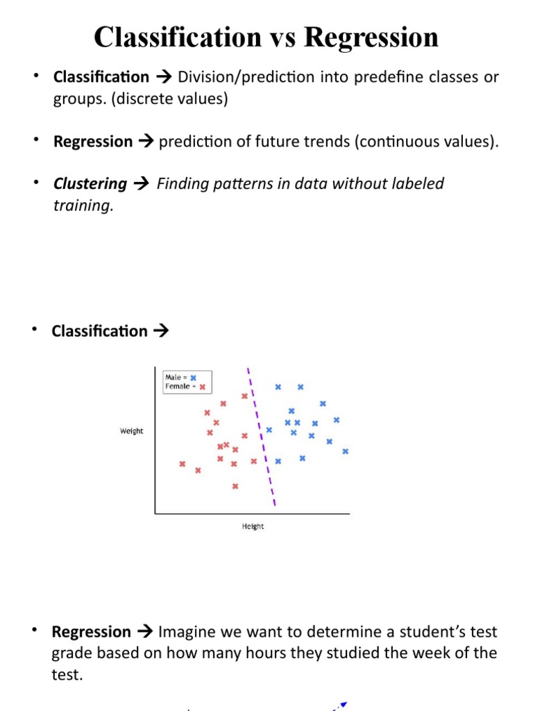 Classification Vs Regression | PDF