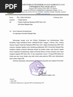 Pengumuman Penerimaan Proposal PKM Belmawa 2025 | PDF