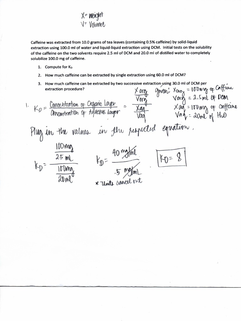 Solution To Problem Solving Extraction | PDF