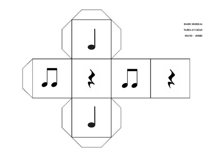 Ficha 1 Dado Musical | PDF