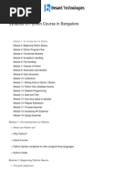 Python Syllabus PDF | PDF | Python (Programming Language) | Object ...