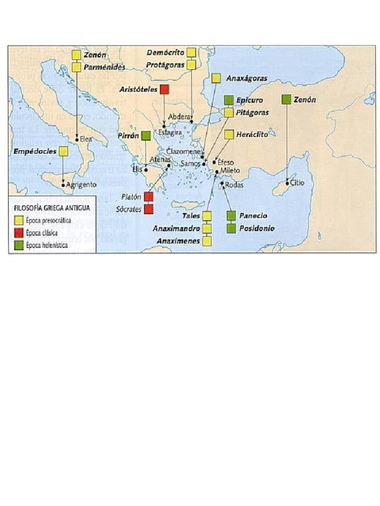 Mapa de Grecia Presocratica | PDF