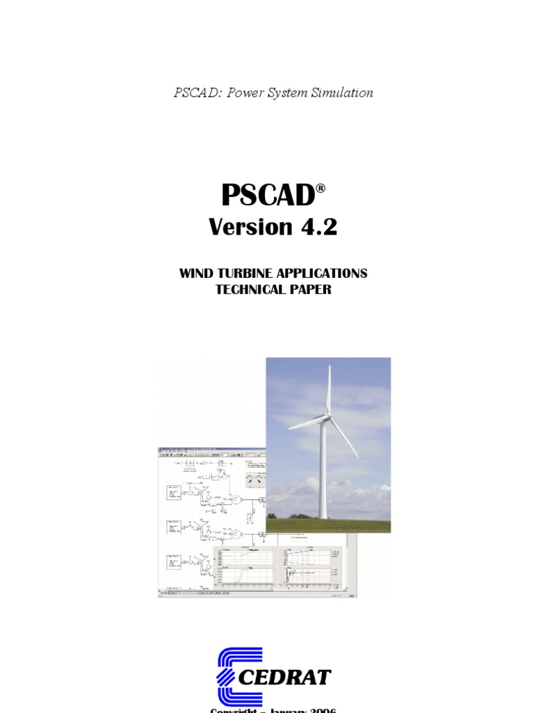 2006 Wind Turbine PSCAD V42 Ref | PDF | Power Inverter | Rectifier