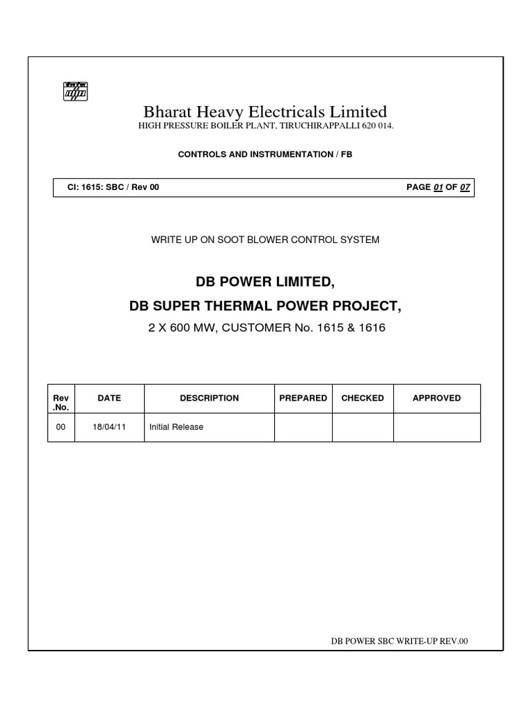 Bharat Heavy Electricals Limited: DB Power Limited, DB Super Thermal ...