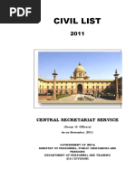 Draft Civil List 2024 | PDF | Governance | Government Finances
