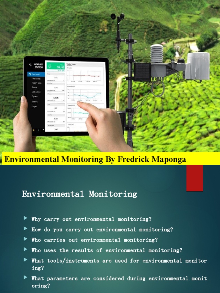 Environmental Monitoring by Fredrick Maponga | PDF | Environmental ...