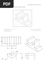 50 Exercise in SolidWorks PDF | PDF