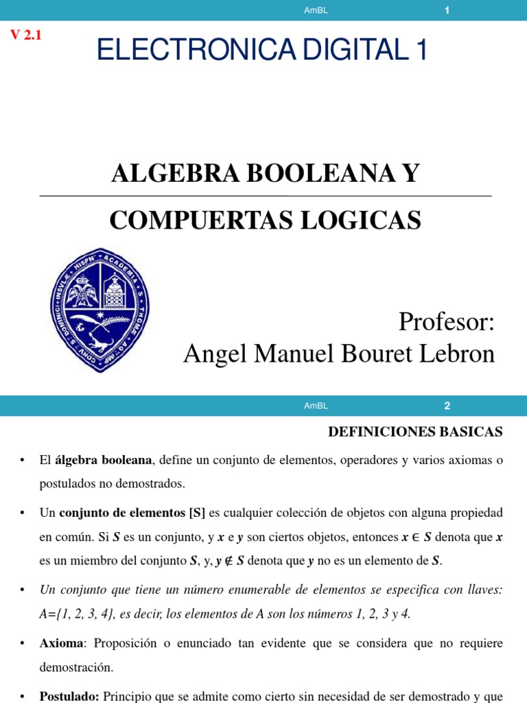 Algebra Booleana y Compuertas Logicas | PDF | Cmos | Álgebra de Boole