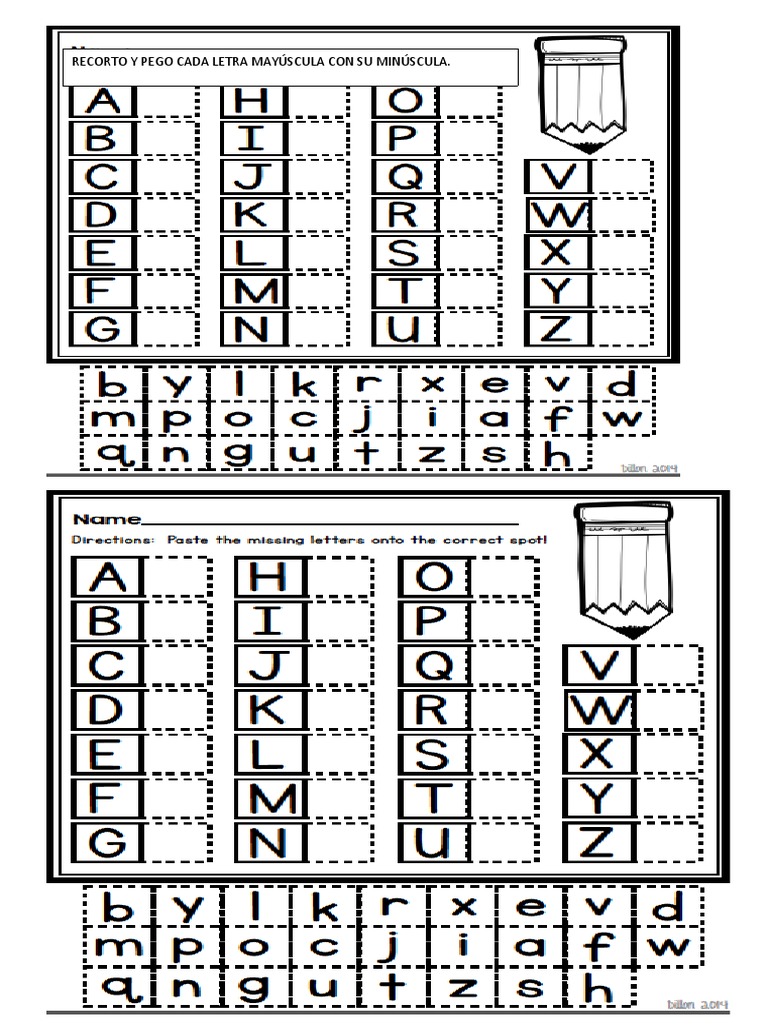 Ejercicios Abecedario Minuscula | PDF
