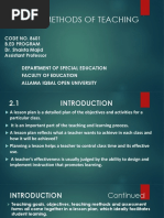 EDU 5101 General Methods of Teaching | PDF | Educational Psychology ...