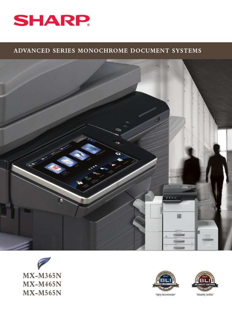 Advanced Series Monochrome Document Systems: MX-M365N MX-M465N MX-M565N | PDF | Image Scanner ...