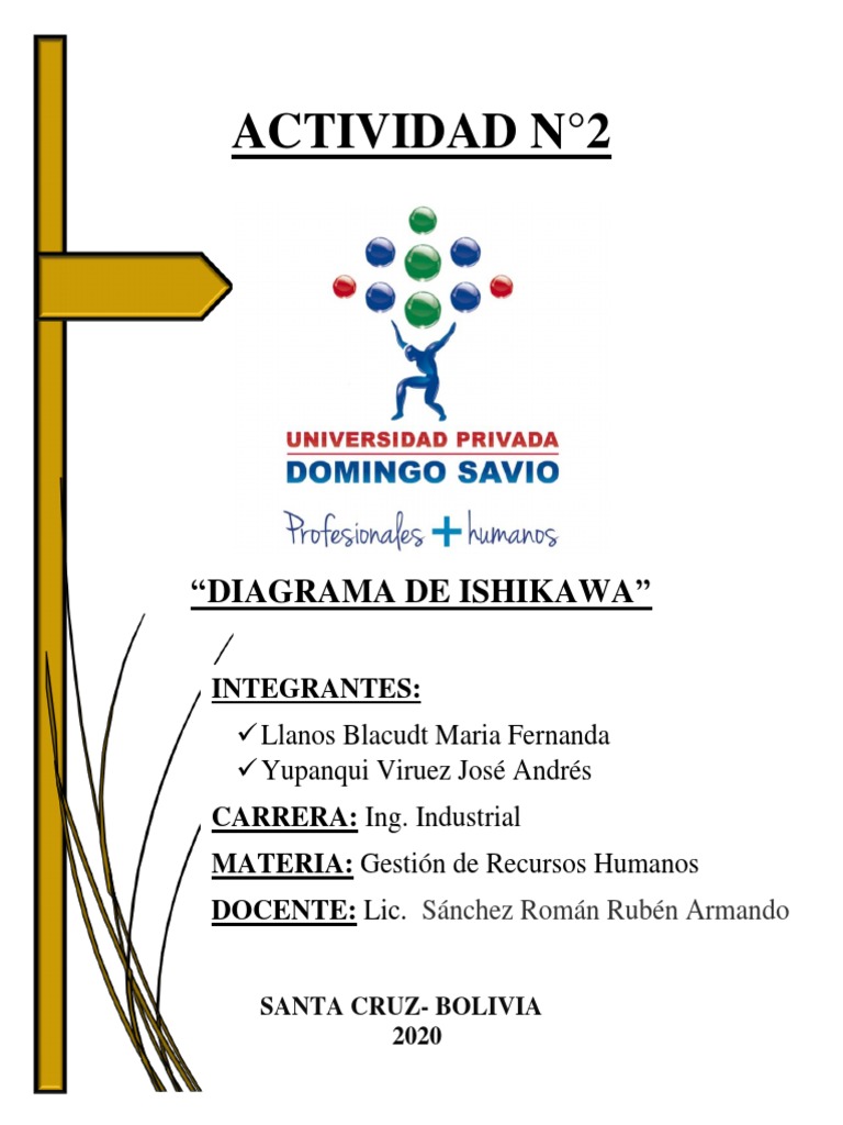 Actividad N°2 Grupal - Diagrama Ishikawa | PDF | Reclutamiento | Gestión de recursos humanos