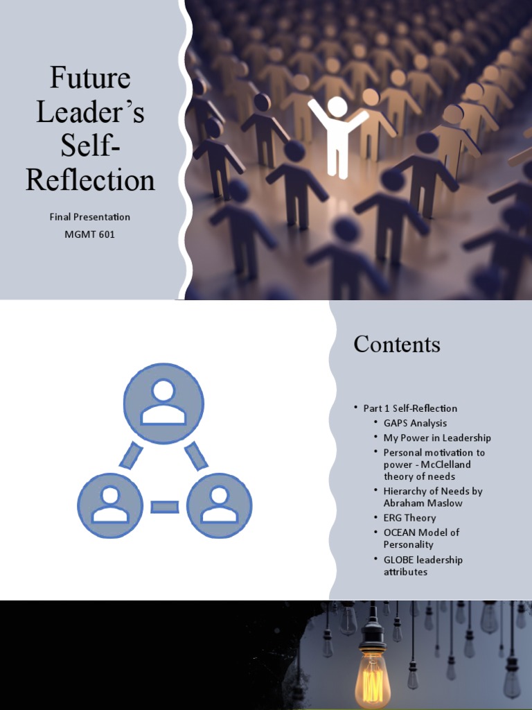 Future Leader's Self-Reflection | PDF | Leadership | Power (Social And ...