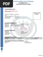 Modelo de Ficha Curricular | PDF