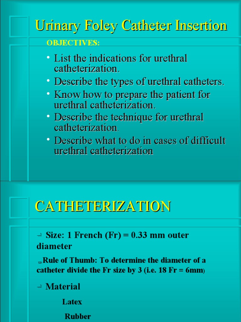 Urinary Catheterization | Urology | Surgical Specialties