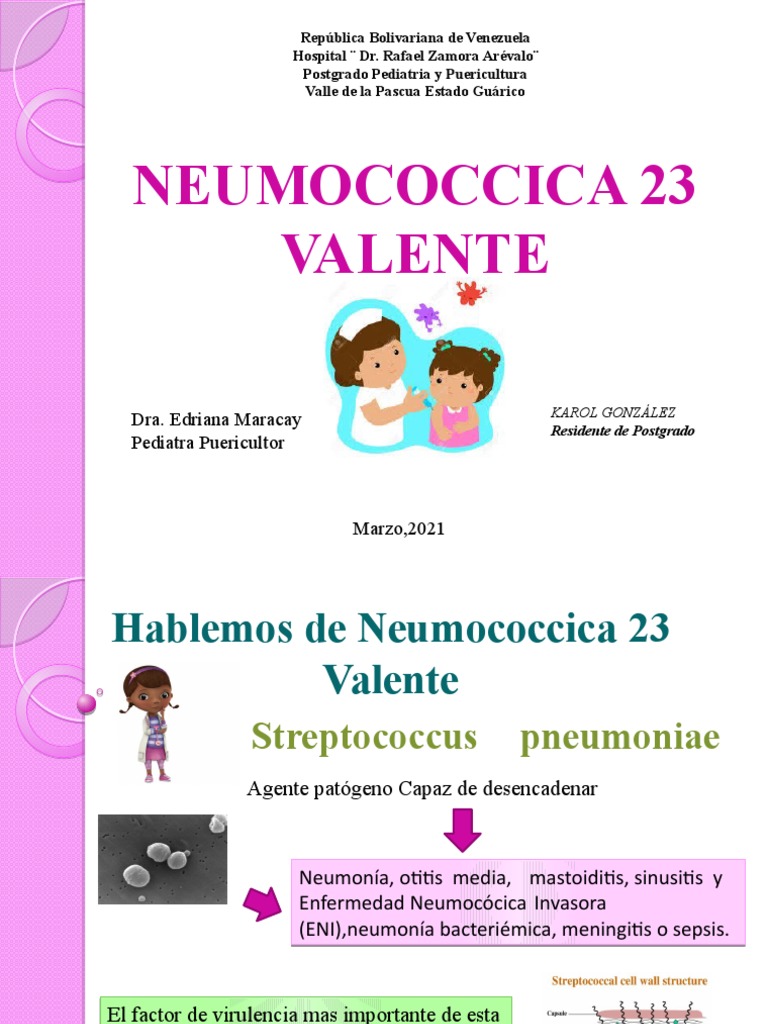 Neumococcica 23 Valente | PDF | Vacunas | Salud pública