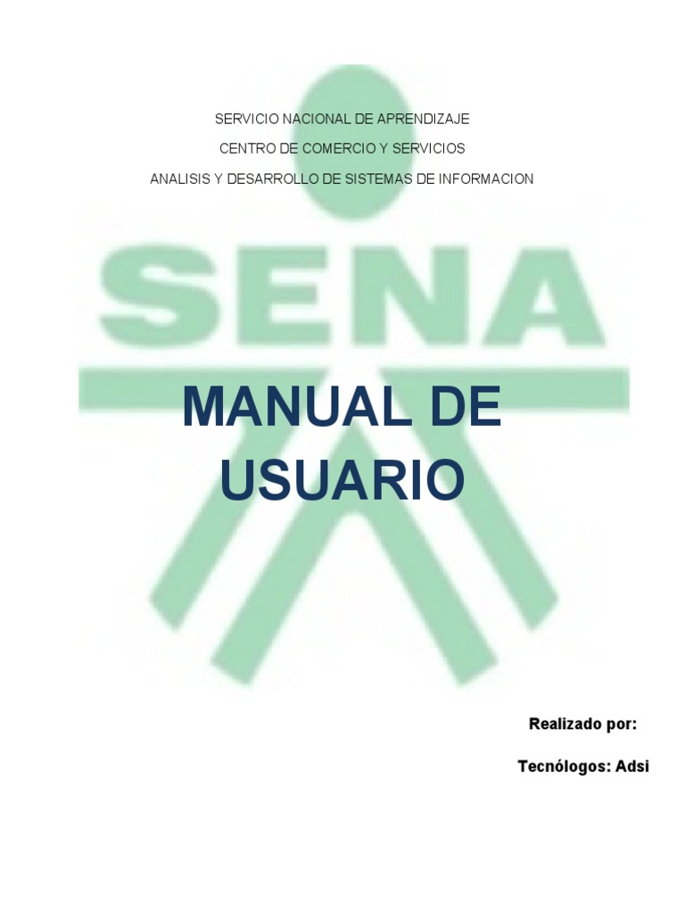 Ejemplo Manual de Usuario | PDF | Informática | Software