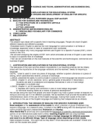 EAPP LESSON PLAN CS - 11/12A-EAPP-Ia-c-1 | PDF | Gesture | Sign Language