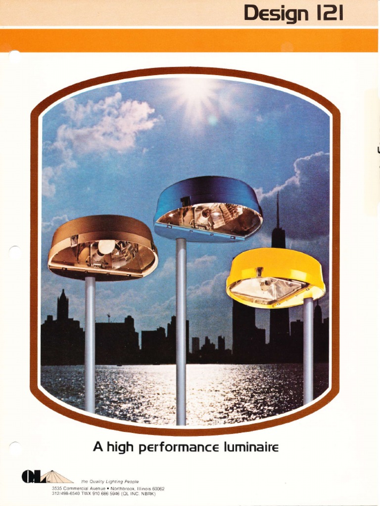 QL Design 121 Series Overview Tab 1984 | PDF | Lighting | Architectural ...