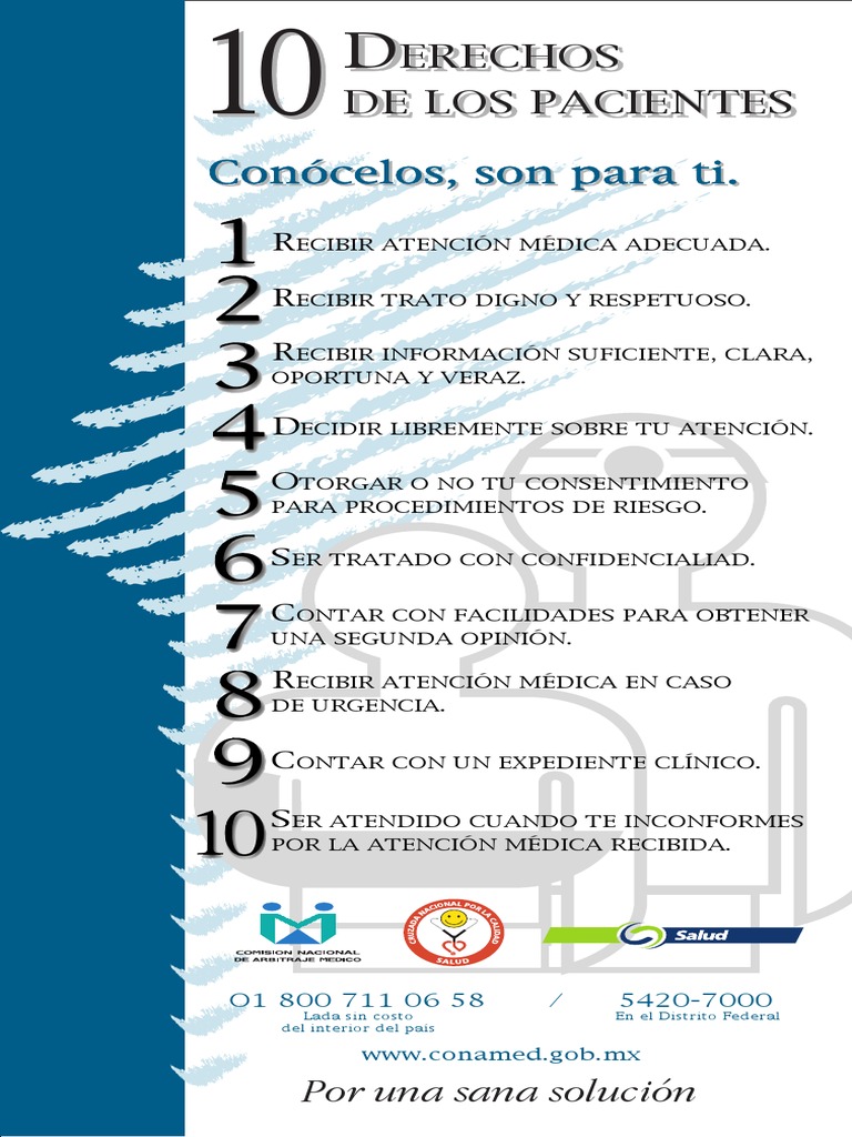 10 Derechos de los Pacientes | PDF | Derecho