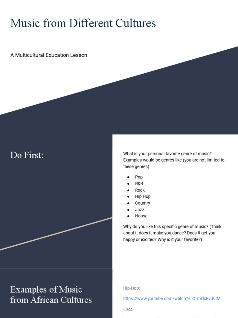 Multicultural Lesson | PDF