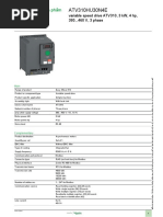 Easy Altivar 310 - ATV310HD11N4E | PDF | Electric Motor | Electrical ...