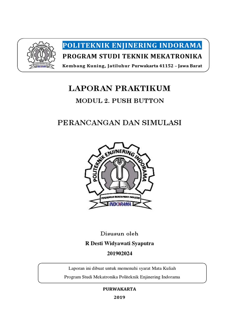 Modul Praktikum 2 Push Button (201902024) | PDF