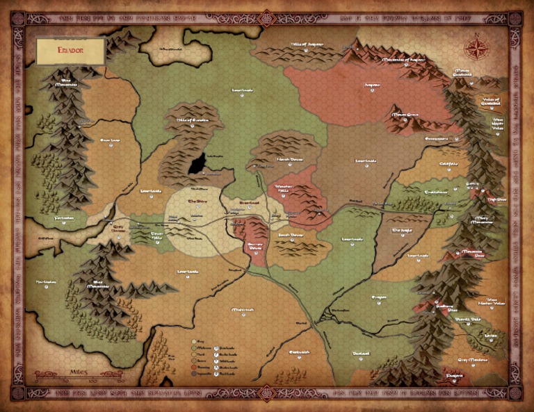 Eriador Loremaster's Map | PDF | Fantasy Worlds | J. R. R. Tolkien