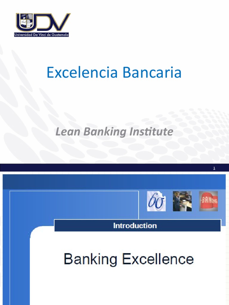 Lean Banking Excelencia Bancaria | PDF | Lean Manufacturing | Diseño