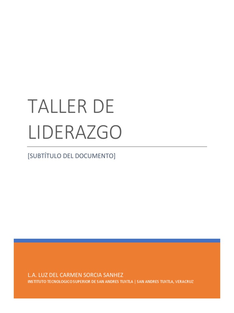 Liderazgo | PDF | Liderazgo | Planificación